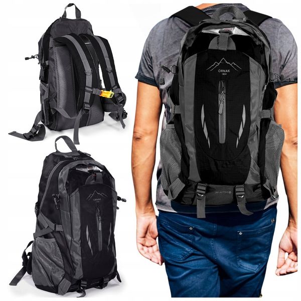 PLECAK TURYSTYCZNY TREKKINGOWY DUŻY POJEMNY PODRÓŻNY NA WYPRAWY W GÓRY ...