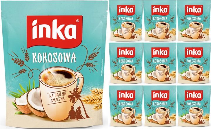 (x10) INKA Kawa Zbożowa Kokosowa 200g - Arena.pl
