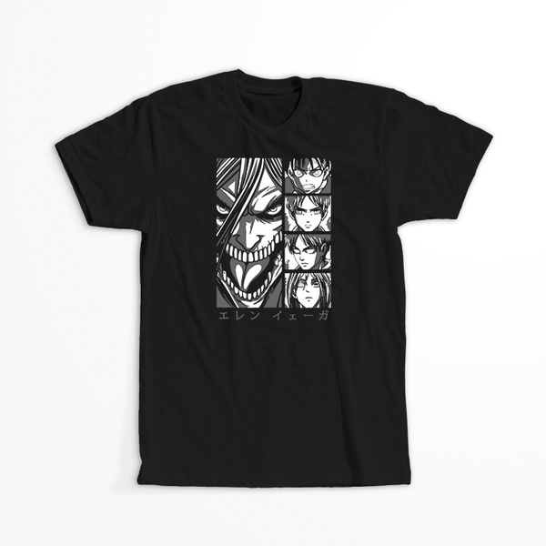 Koszulka Czarna Attack on titan WYBIERZ KOLOR KOSZULKI I FASON Męska 3XL - Arena.pl