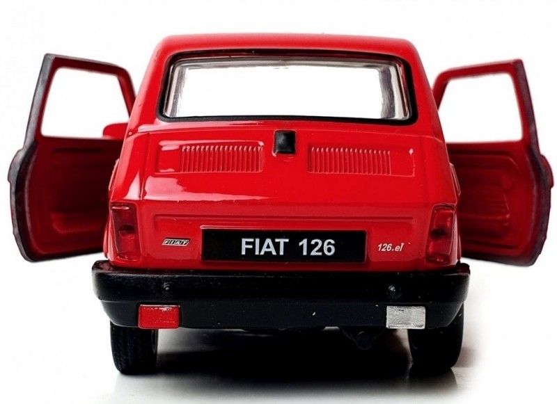 WELLY MALUCH FIAT 126P 1:21 SAMOCHÓD KOLEKCJONERSKI czerwony - Arena.pl