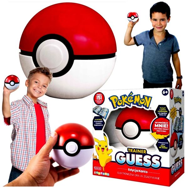 Pokemon gra interaktywna Zanzoon Trainer Guess edycja Kanto 151 ...