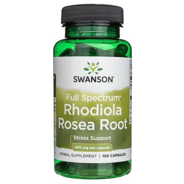 Swanson Różeniec Górski (Rhodiola Rosea) 400 mg - 100 kapsułek - Arena.pl