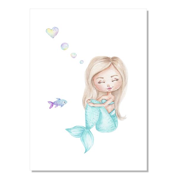 Obraz Syrenka Z Zielonym Ogonem - Arena.pl