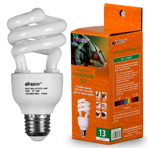 Kup Resun Tropical UVB Bulb 5.0 13W - żarówka UVB na arena.pl i ciesz ...