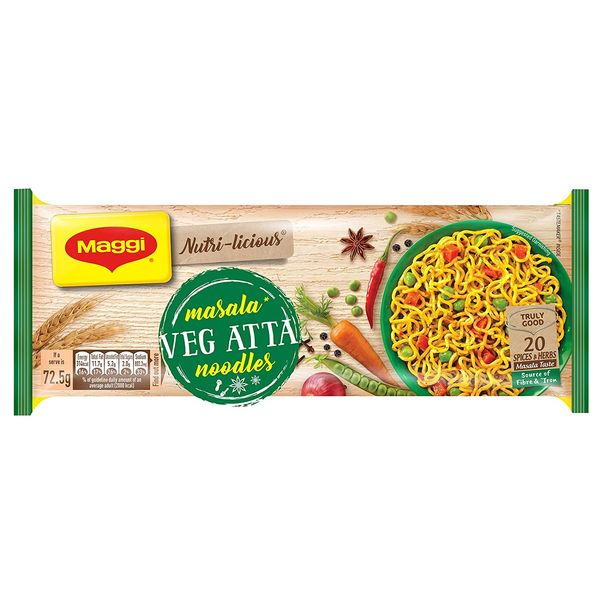 Kup Makaron instant Masala Veg Atta Noodles Maggi 290g na arena.pl i ...