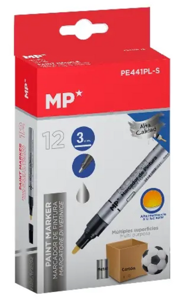 MP Marker olejowy srebrny | 3.0 mm | 12 szt. - Arena.pl