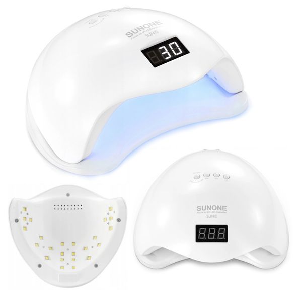 SUNONE Lampa do paznokci UV/LED 48W Biała - Arena.pl