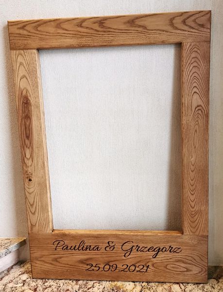 Rama ramka do obrazu lustra zdjęć z drewna 100cm - Arena.pl