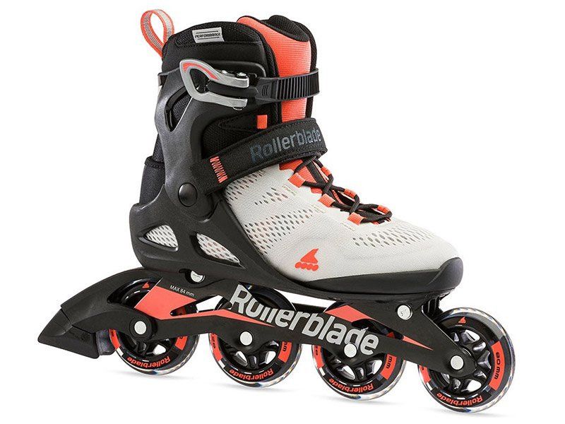 Rolki Rollerblade Macroblade 80 W Glacier Grey / Coral 37 - Arena.pl