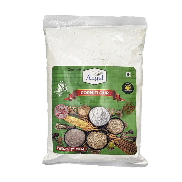 Mąka kukurydziana Corn Flour Angel Impex 500g - Arena.pl