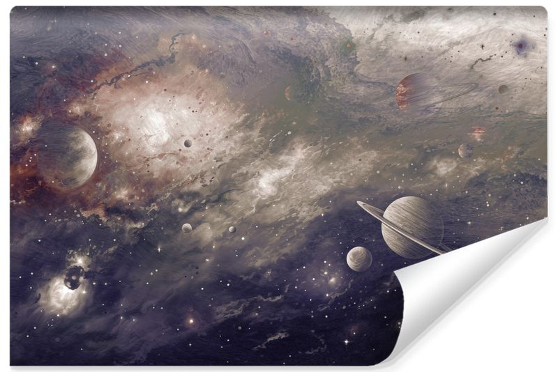 Fototapeta KOSMOS Galaktyka Planety Abstrakcja Gwiazdy 400cm x 280cm - Arena.pl