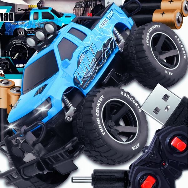 SAMOCHÓD ZDALNIE STEROWANY TERENOWY RC AUTO PILOT DLA DZIECI DUŻY MOCNY ...