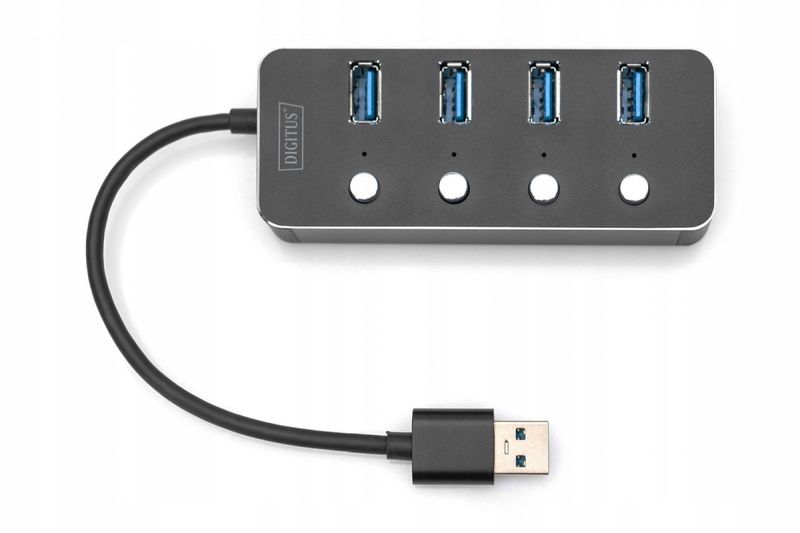 Hub USB 3.0/Koncentrator 4-portowy USB A +,, - Arena.pl