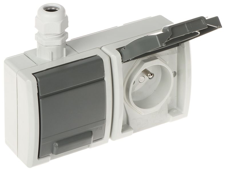 GNIAZDO NATYNKOWE PODWÓJNE AQUANT-G2/V1/EPN 230V AC 16A IP65 - archiwum ...