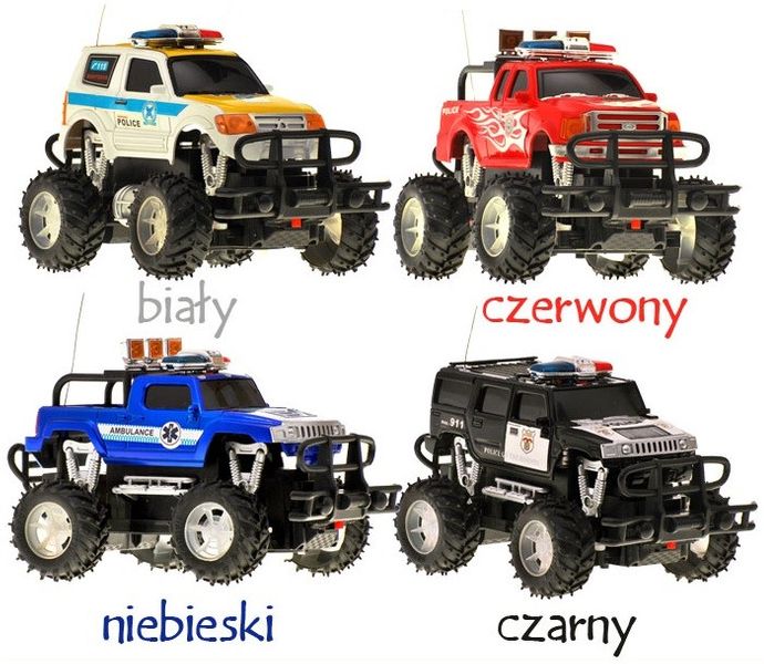 ZB232 AUTO Policja MONSTER TRUCK sterowany - Arena.pl
