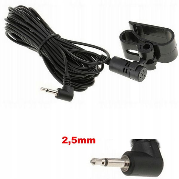 Kup MIKROFON ZEWNĘTRZNY WTYK 2,5mm DO RADIA LAPTOPA JVC PIONEER SONY ...