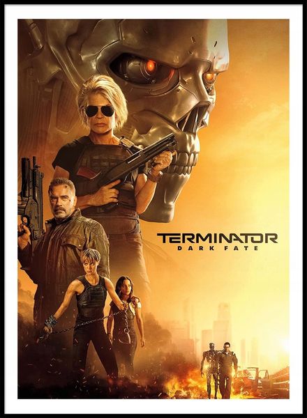 Plakat A4 grafika wzór TERMINATOR 04 - Arena.pl