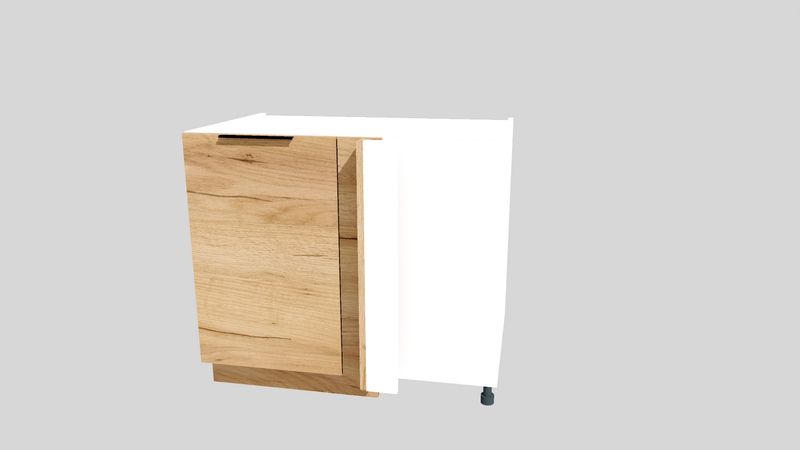 KAMSET Szafka stojąca SET DPRP110X65 narożna z 1 drzwiami laminat ...