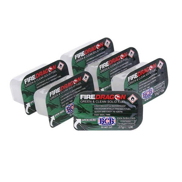 Paliwo Stałe BCB Fire Dragon Do Kuchenek Turystycznych 6 Kostek po 27g ...