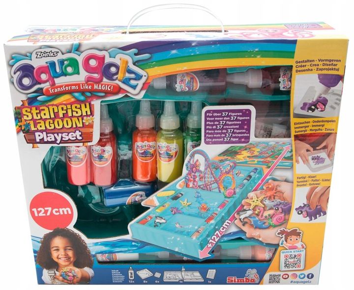 Kup AQUA GELZ WIELKI ZESTAW KREATYWNY LAGUNA KOLOROWE ŻELI FIGURKI ...