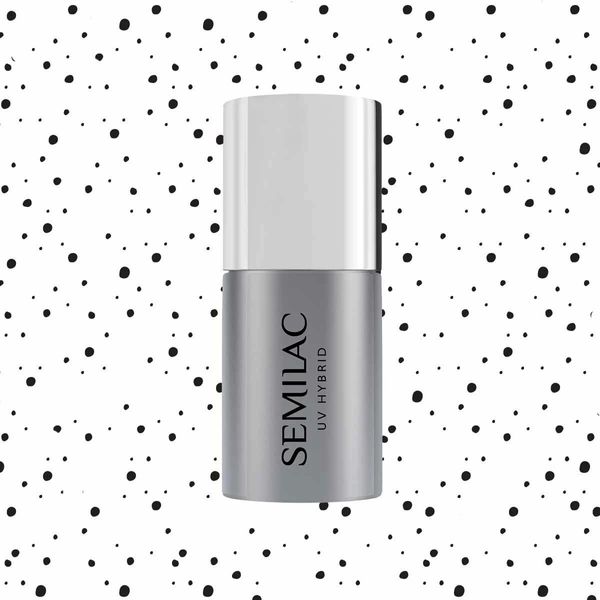 Semilac T20 Top No Wipe do lakierów hybrydowych Black Sprinkles 7m ...