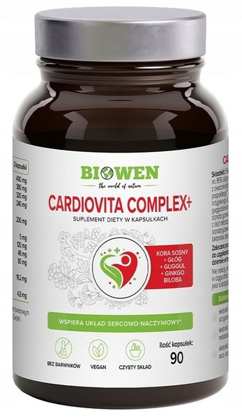 Cardiovita Complex/ żywica balsamowca miłorząb japoński kora sosny 90t ...