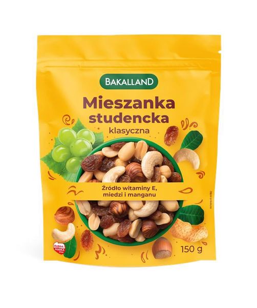 Bakalland Mieszanka studencka klasyczna 150 g - Arena.pl