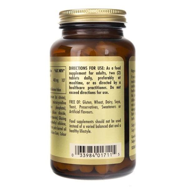 Solgar Cytrynian Magnezu - 120 tabletek - Arena.pl