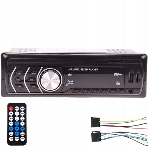 Kup RADIO SAMOCHODOWE BLUETOOTH MIKROFON USB MP3 Z CZYTNIKIEM KART SD Z ...