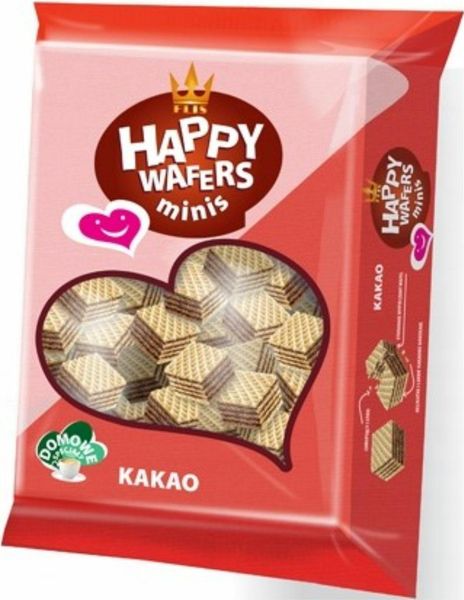 Kup FLIS HAPPY WAFERS MINI WAFLE KAKAOWE 560G na arena.pl i ciesz się ...