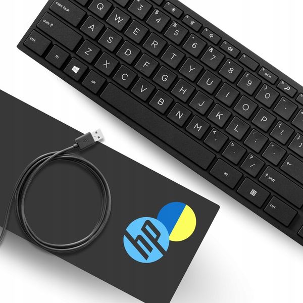 Kup HP PRO!| Cicha biurowa klawiatura USB| Układ PL /US + Cyrylica ...