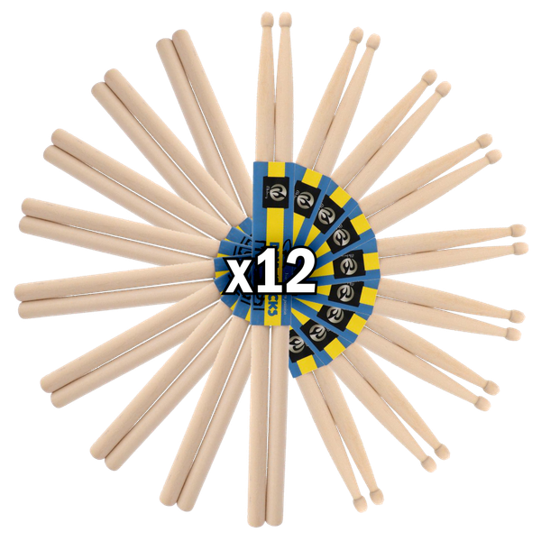 Pałki pałeczki perkusyjne Moboog 5A ZESTAW 12 par - Arena.pl