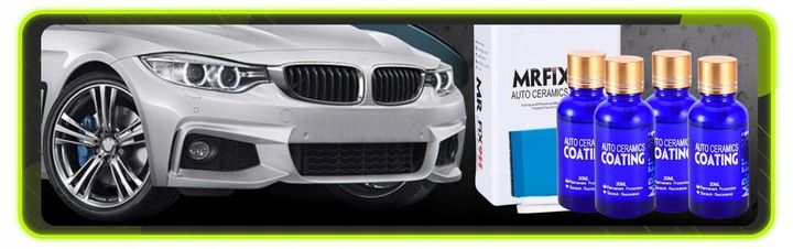 POWŁOKA CERAMICZNA 9H MR FIX HYDROFOBOWA CERAMIKA NA LAKIER AUTA 4 x 30ml - Arena.pl