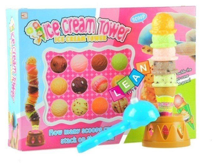 RODZINNA GRA LODY LODOWA WIEŻA ICE CREAM TOWER - Arena.pl