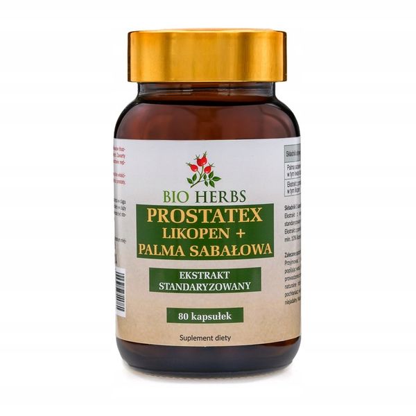 Kup PROSTATEX LIKOPEN + PALMA SABAŁOWA 80szt. EKSTRAKT STANDARYZOWANY ...