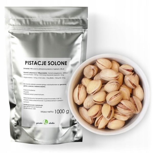 Kup PISTACJE SOLONE PRAŻONE naturalne premium 1kg na arena.pl i ciesz ...