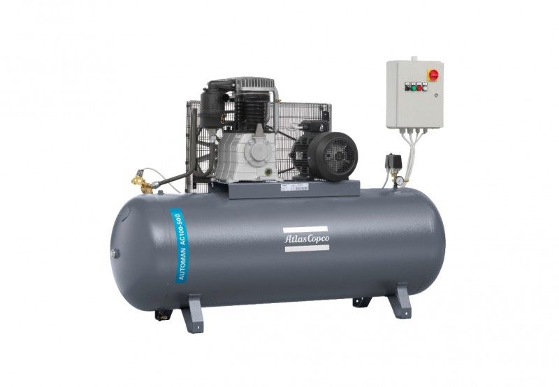 Kompresor sprężarka 500L ATLAS COPCO AC 75 E 500 T 836L/min 11bar 5,5k ...