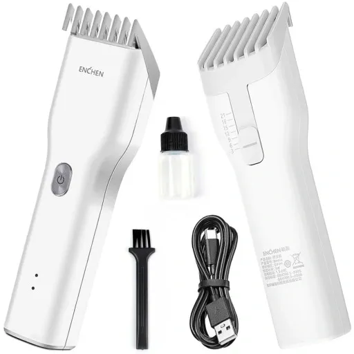 Enchen Boost maszynka do strzyżenia włosów biała - Arena.pl
