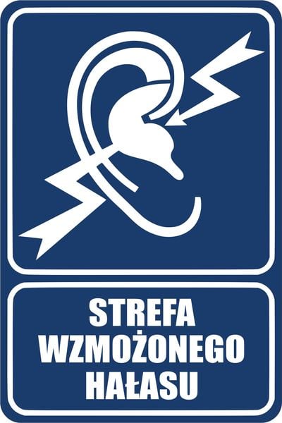 Kup Tabliczka grawer informacyjna piktogram 20x15 Strefa wzmożonego ...