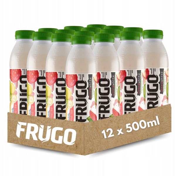 Kup FRUGO Ultra White Napój wieloowocowy niegazowany 500 ml x 12 sztuk ...