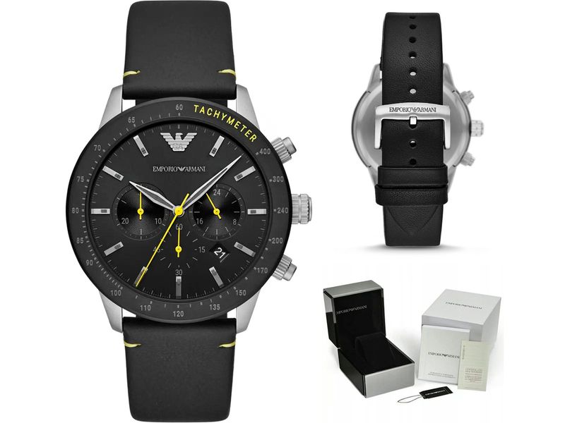 ZEGAREK MĘSKI EMPORIO ARMANI AR11325 - MARIO (zx145b) - Arena.pl