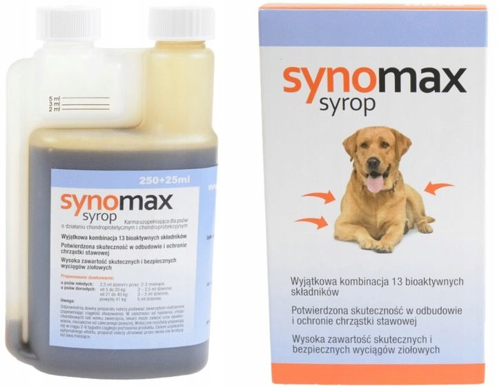 Kup Synomax Syrop 275 ml na Stawy dla Psa na arena.pl i ciesz się niską ...