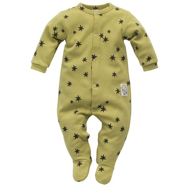 Pinokio Pajac niemowlęcy wyprawka zielony w gwiazdki Stay Green 68 ...