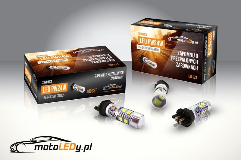 ŻARÓWKA LED PW19W 12V-24V 25W CANBUS 1000lm - Arena.pl