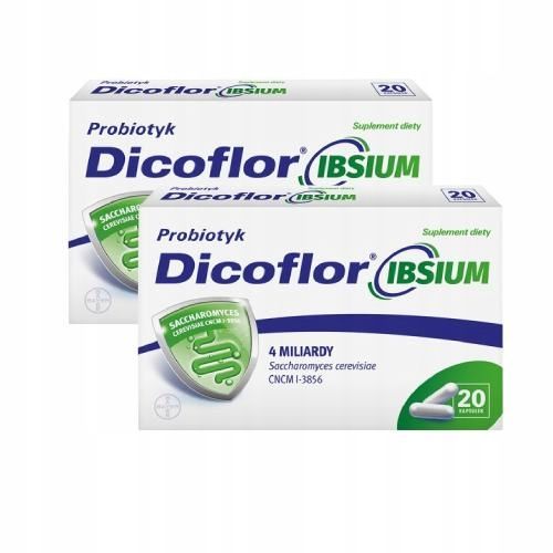 Kup Zestaw Dicoflor Ibsium, probiotyk, Saccharomyces cerevisiae, 2x 20 ...