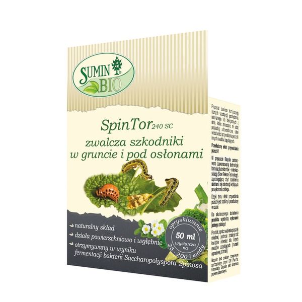 Kup SpinTor 240 SC 50 ml owadobójczy, zwójki, bielinek Sumin na arena ...