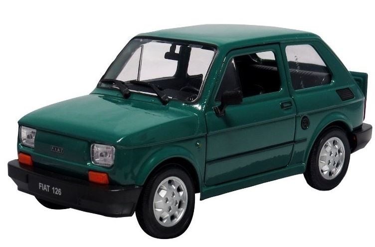 WELLY MALUCH FIAT 126P 1:21 SAMOCHÓD KOLEKCJONERSKI zielony - Arena.pl