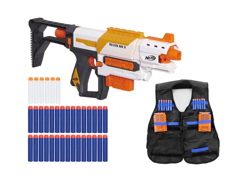 HASBRO NERF N-STRIKE MODULUS RECON MK II + DODATKI - Arena.pl