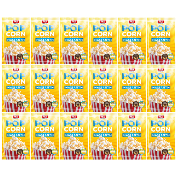 Kup Aga Holtex Popcorn maślany 90g x 18 sztuk na arena.pl i ciesz się ...