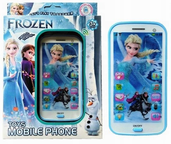 Kup SMARTFON SMARTPHONE DOTYKOWY FROZEN II 2 ELZA ELSA ANNA BAŁWAN OLAF ...